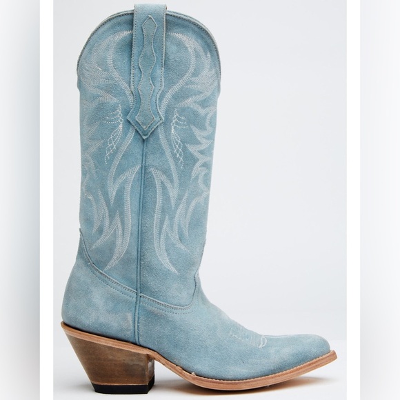 Idyllwind | Shoes | Nwob Idyllwind Charmed Life Blue Suede Embroidered ...